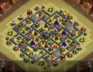 base th 9 terbaru dengan bomb tower terbaik dan terkuat - clashers blog