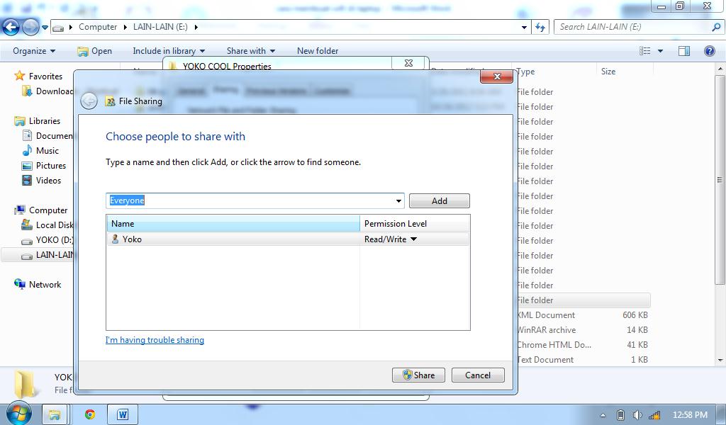 Cara Sharing File Dengan Wifi di Windows 7 | Dhulinane Cah Gendeng