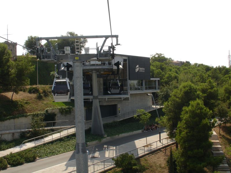 El Tranvía 48: 50 años del teleférico de Montjuïc (II): aspectos ...