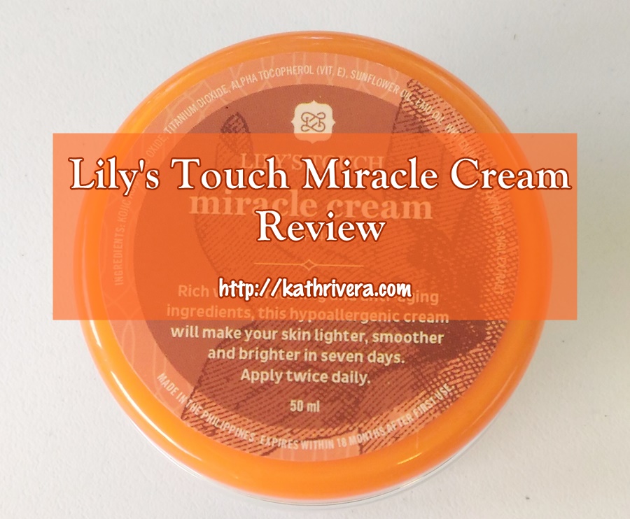 Product Review: Lily's Touch Miracle Cream | Dear Kitty Kittie Kath ...