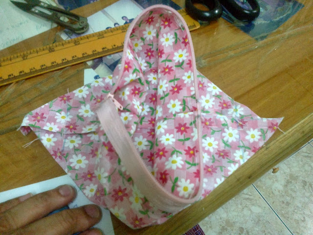 cik azz: Cara nak buat dan jahit beg..