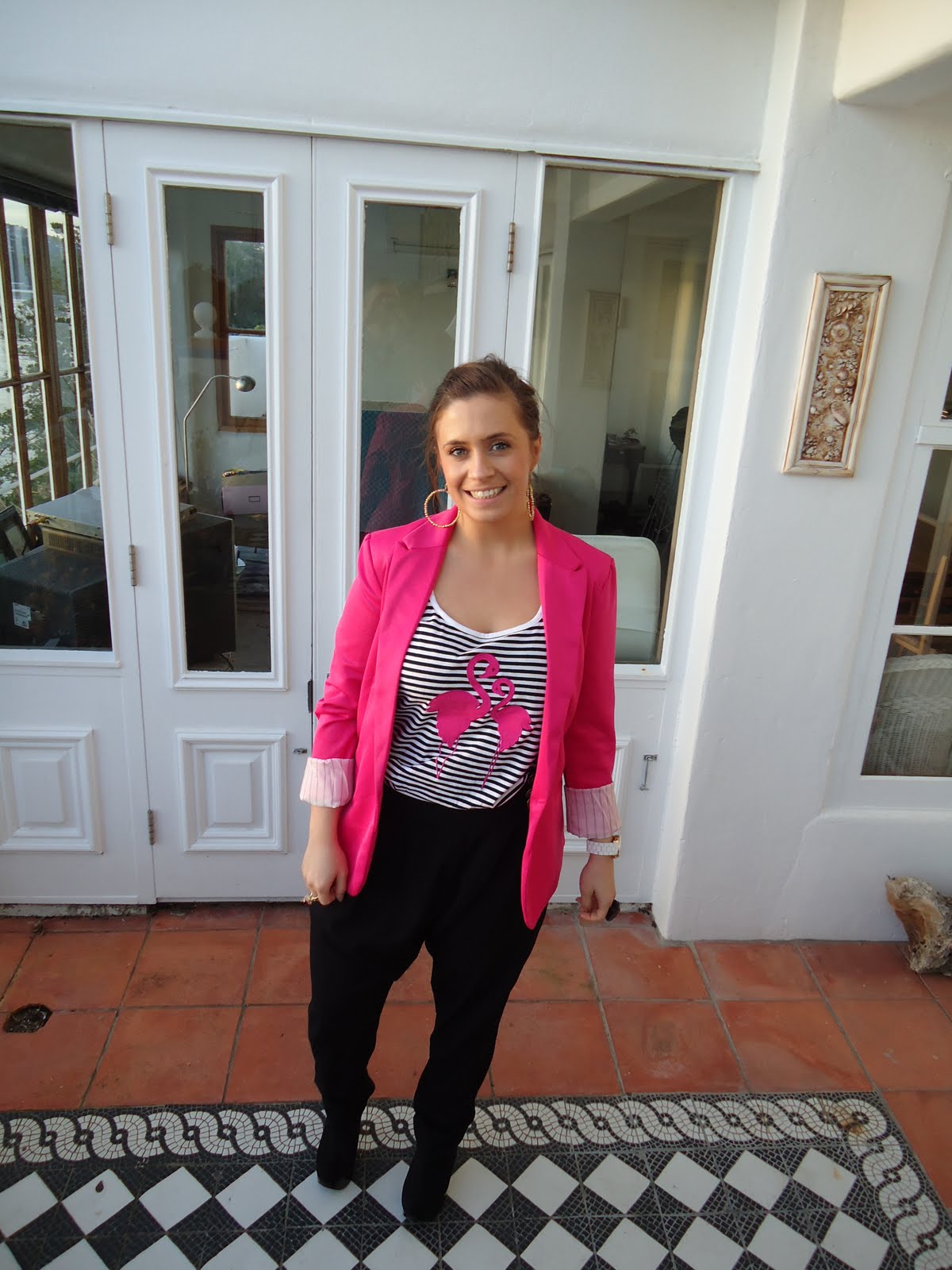 What Sadie Did: New in: Hot pink Zara blazer