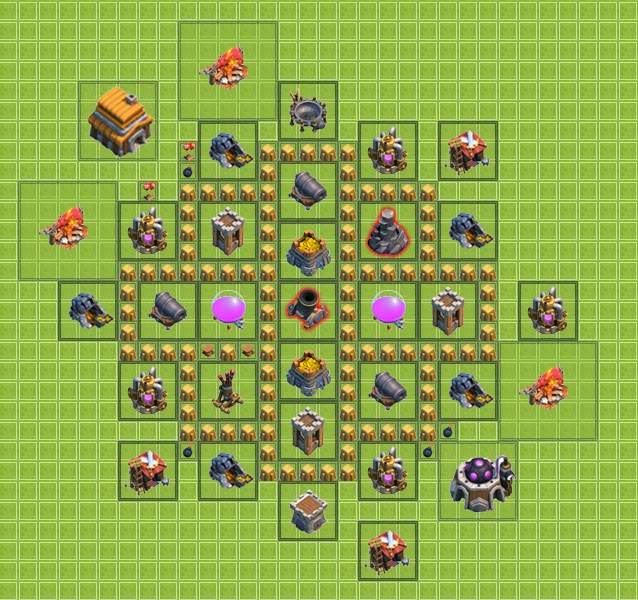 Clã Amizade Carioca: Layouts farming CV level 5
