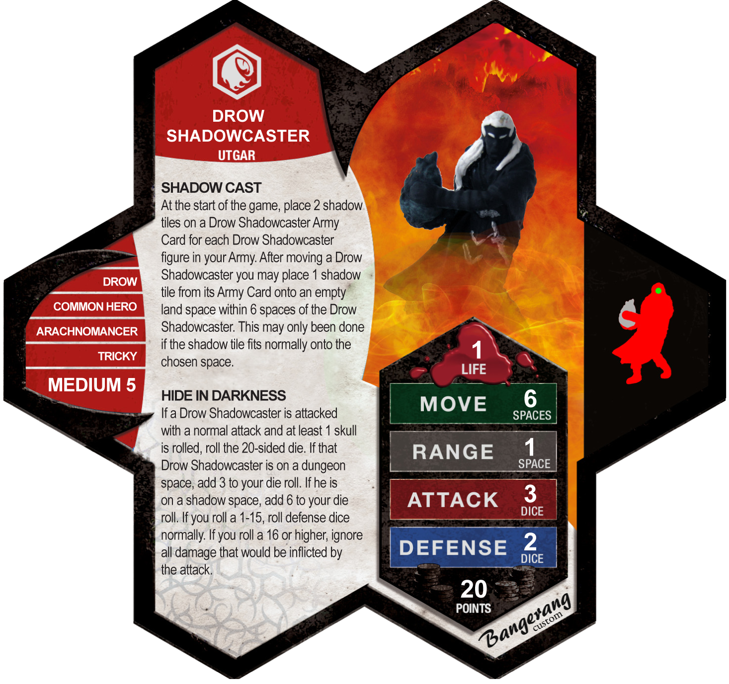 Custom Card Contest # 2 - Drow repaint | Heroscapers