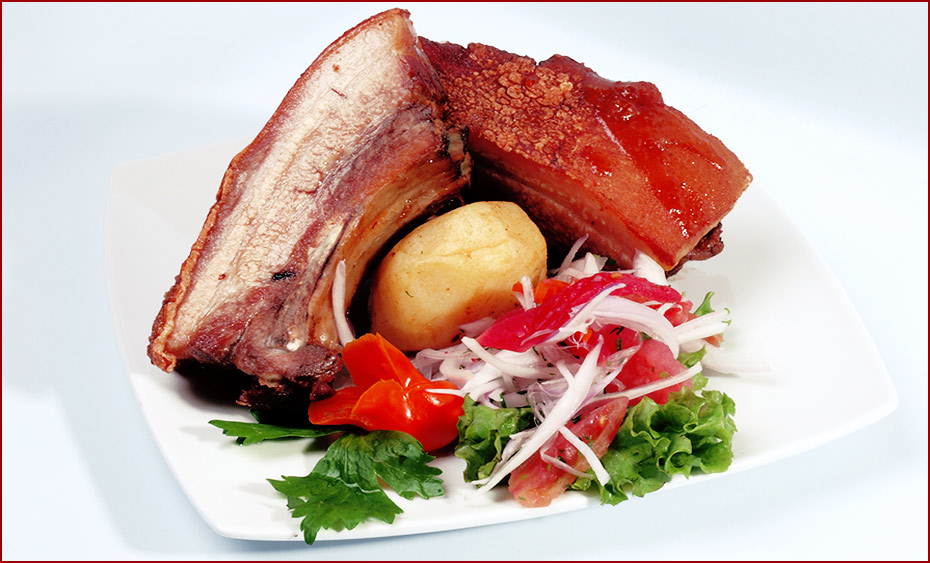 NAVIDAD PERUANA * PERUVIAN CHRISTMAS: LECHON AL HORNO / GEBACKENE ...