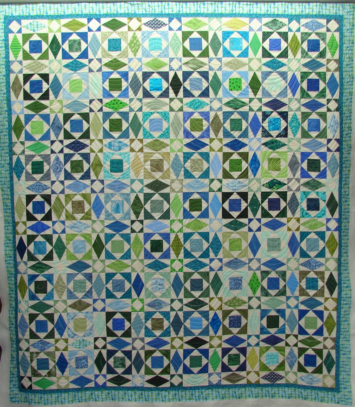 Quilt Vine: Storm At Sea