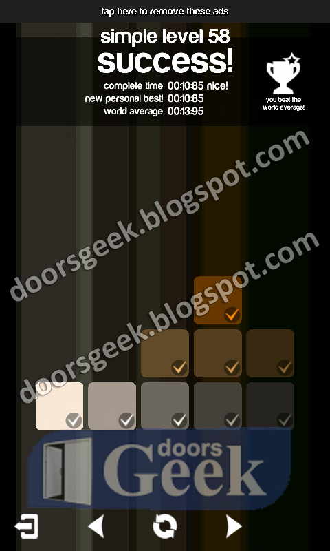 Blendoku [Simple] Level 58 ~ Doors Geek