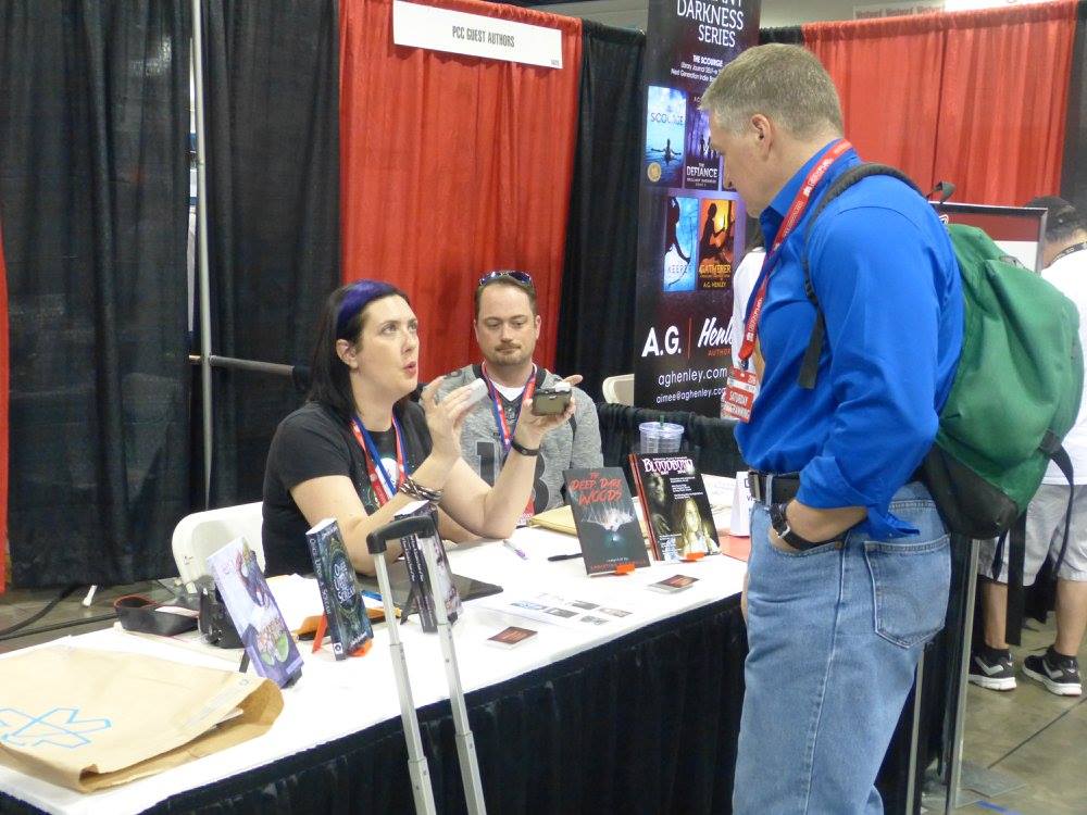 The Warrior Muse: Setting up a Book Signing Table