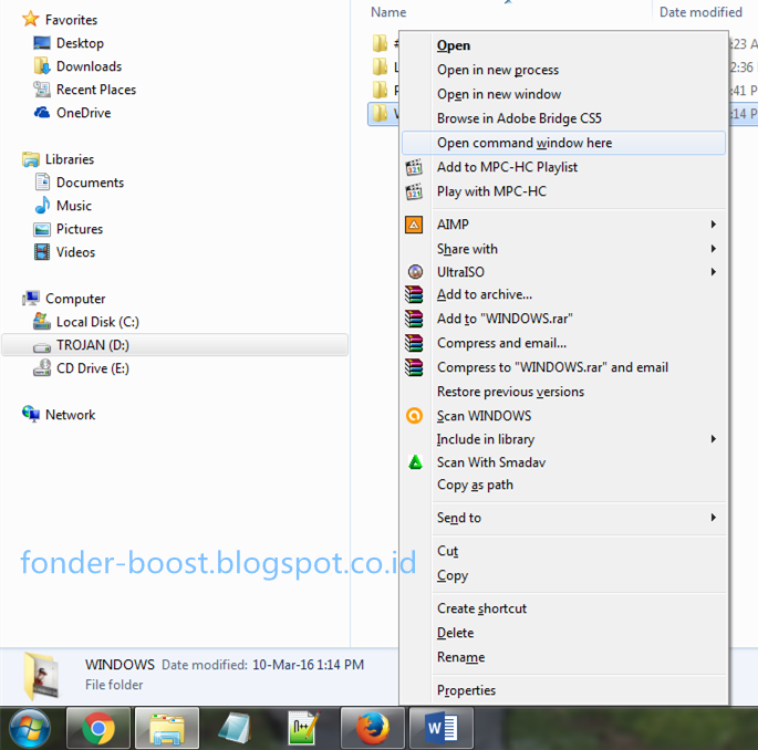 CARA MEMBUKA CMD (COMMAND PROMPT) PADA WINDOWS 7 - Fonder Boost