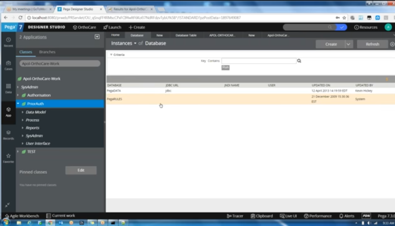 Saravanan's Blog: Data class and Work class in Pega