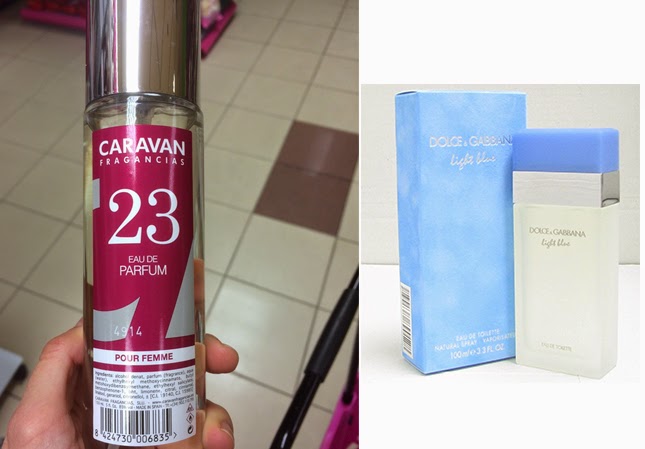 Caravan 23: Light Blue de Dolce&Gabbana | Equivalencias Caravan