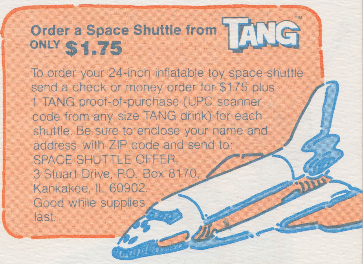 Papergreat: Breakfast ideas from Tang with a space shuttle theme
