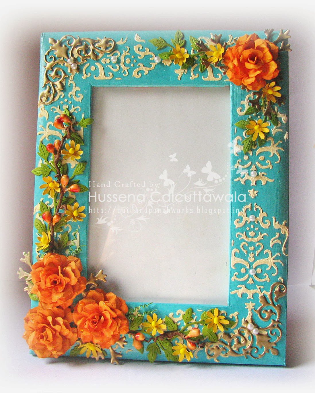 Quill and Punch Works: An Altered Photo Frame!