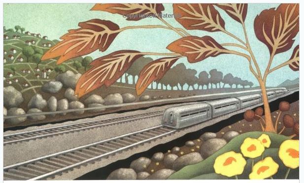 The Art of Leo and Diane Dillon: Margaret Wise Brown: Two Little Trains