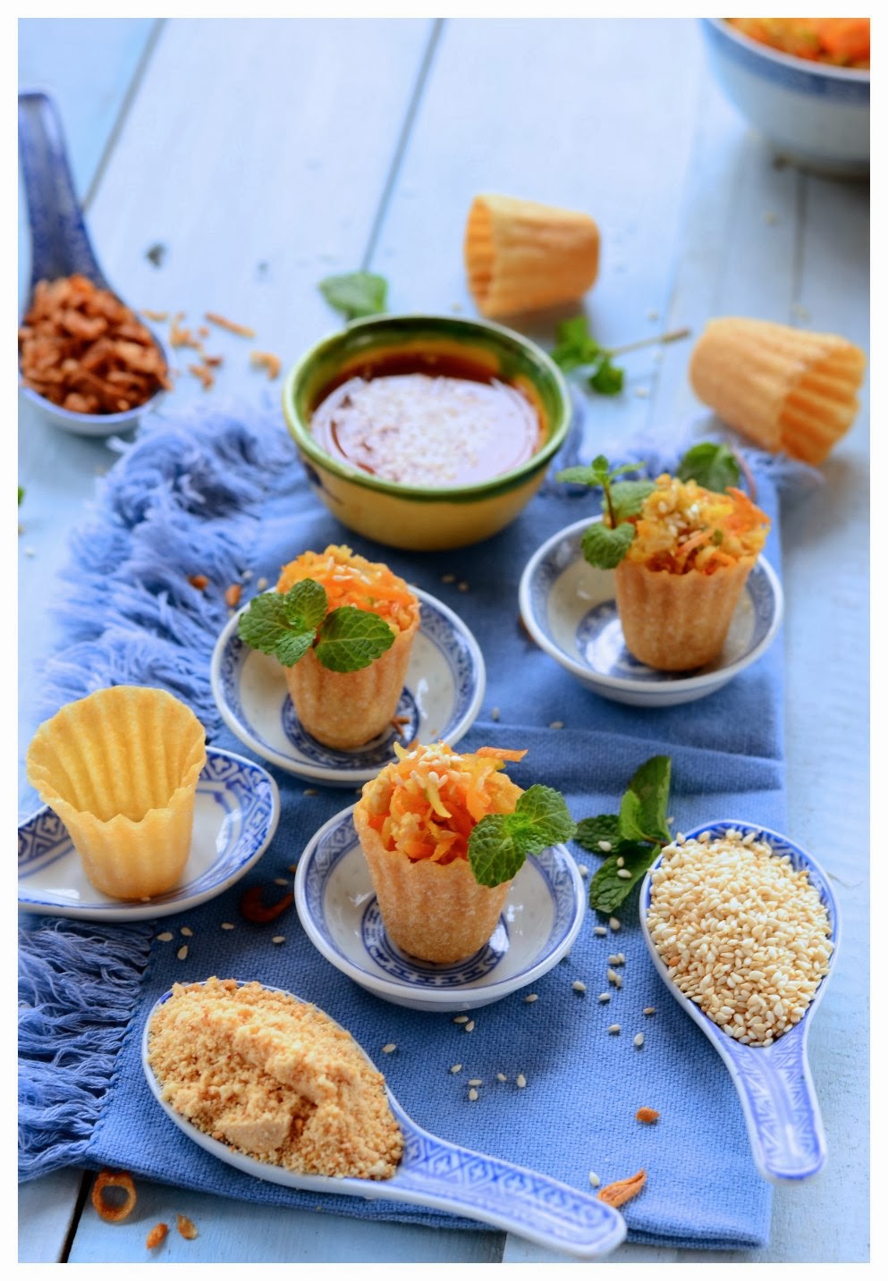 Indonesian Medan Food: Selat Popiah / Pai Tie / Top Hat