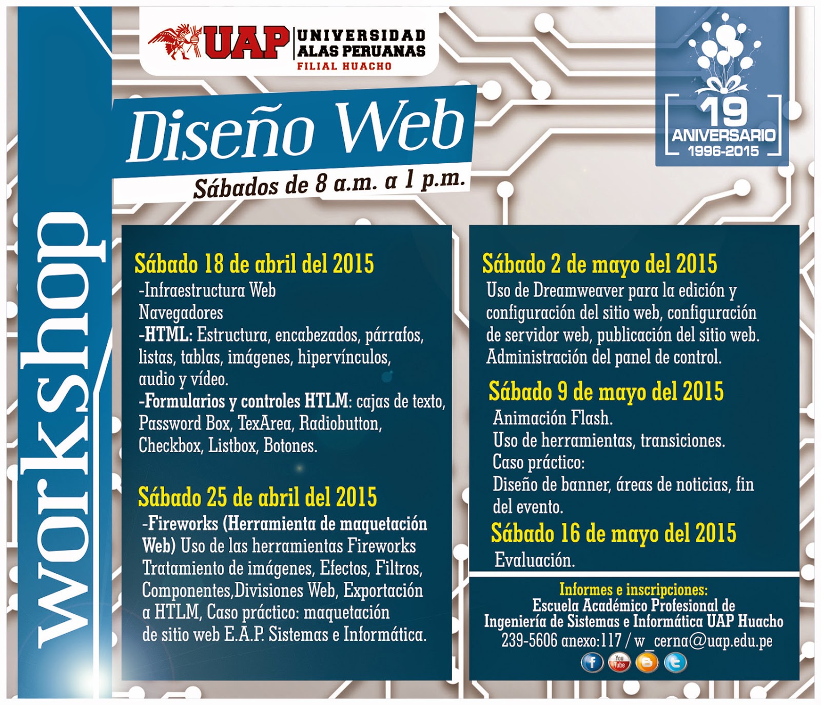 Universidad Alas Peruanas Filial Huacho: ¿Quieres aprender a diseñar ... Universidad Alas Peruanas Filial Huacho: ¿Quieres aprender a diseñar ...