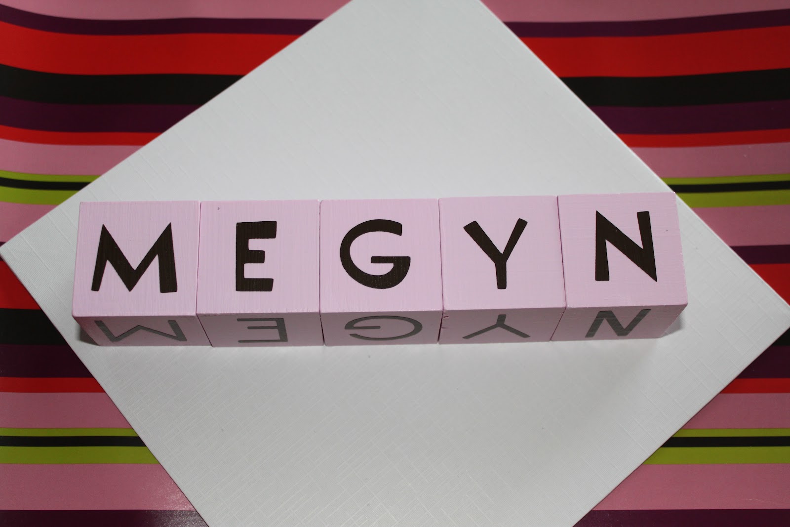 Kira's Creativity: DIY Name Blocks