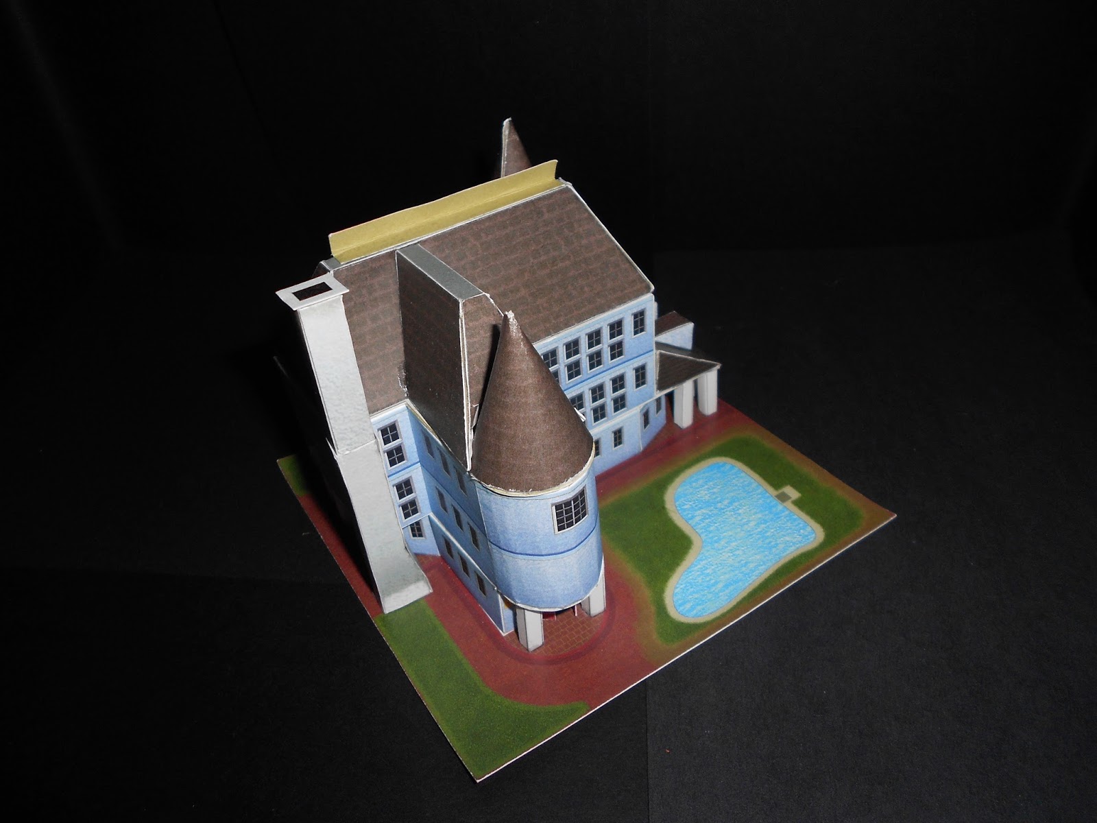 LAS MAQUETAS DE MAMARRO - PAPER MODEL: HOTEL PALACIO