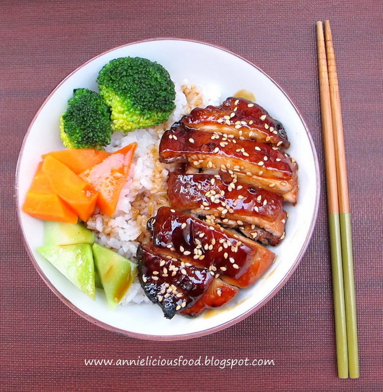 Annielicious Food: Chicken Teriyaki Don (照り焼き丼) - (AFF - Japan #4)