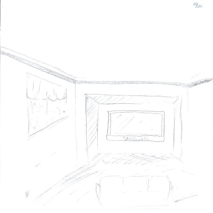 Ray Design: Shade and shadow of room corner