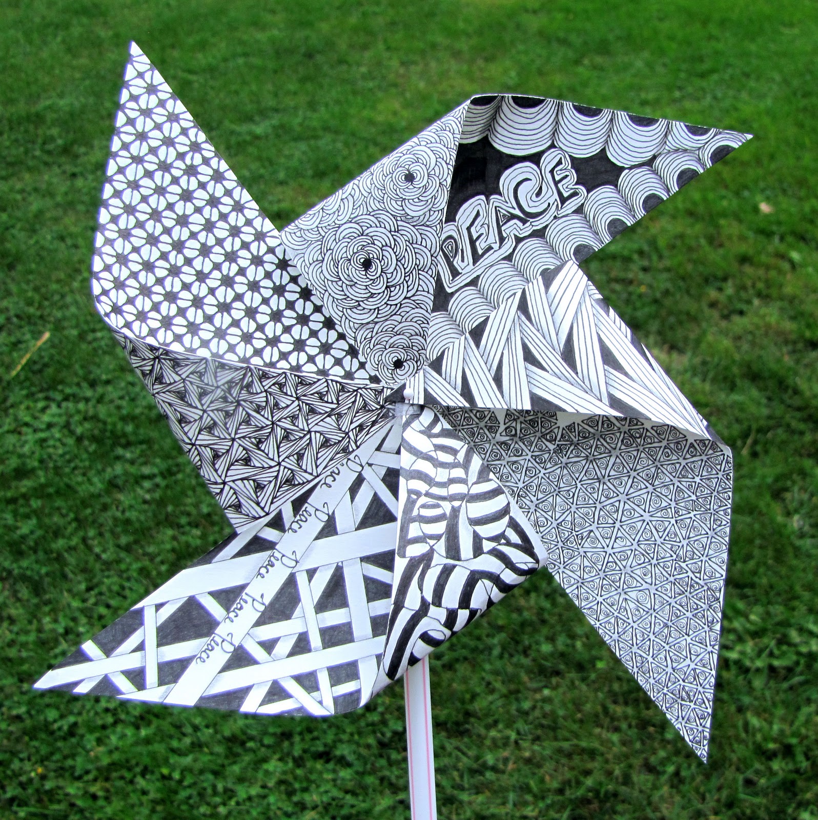 Tinker Tangles: Pinwheels for Peace