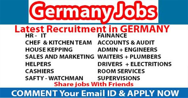 JOBS IN GERMANY NEW VACANCIES APPLY NOW