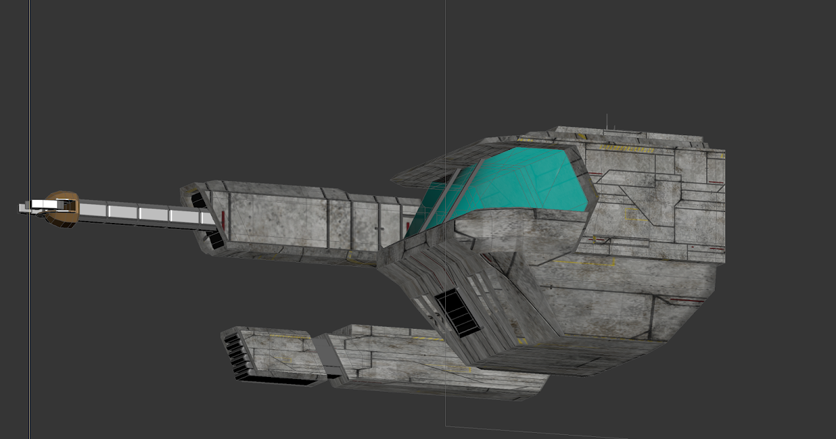 Space Ship - 3ds Max