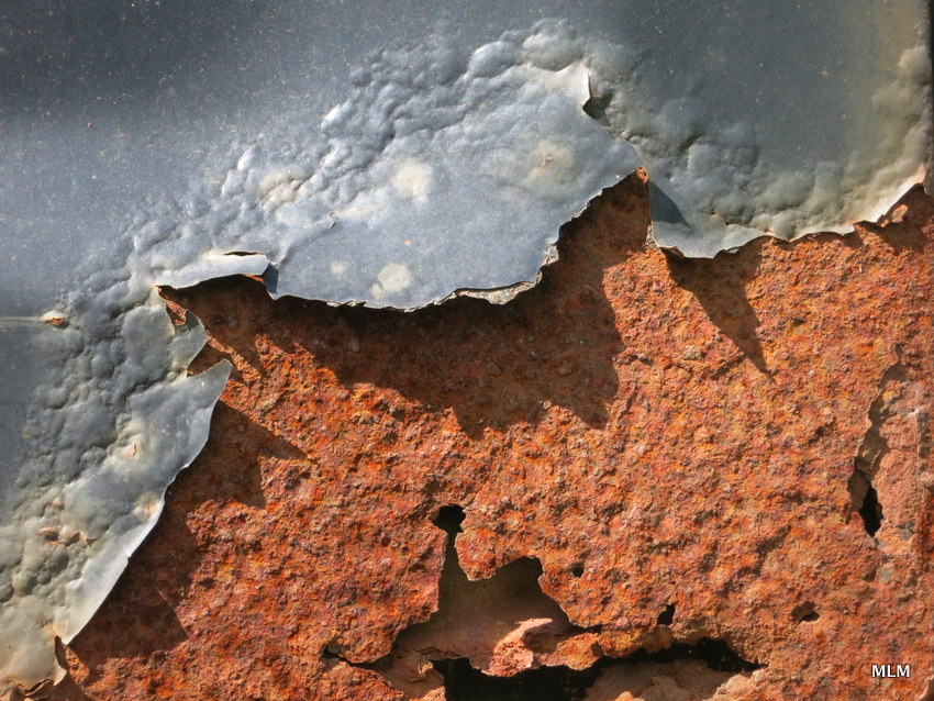 Sweet Leaf Notebook: Beautiful Rusty Grunge : Texture Break