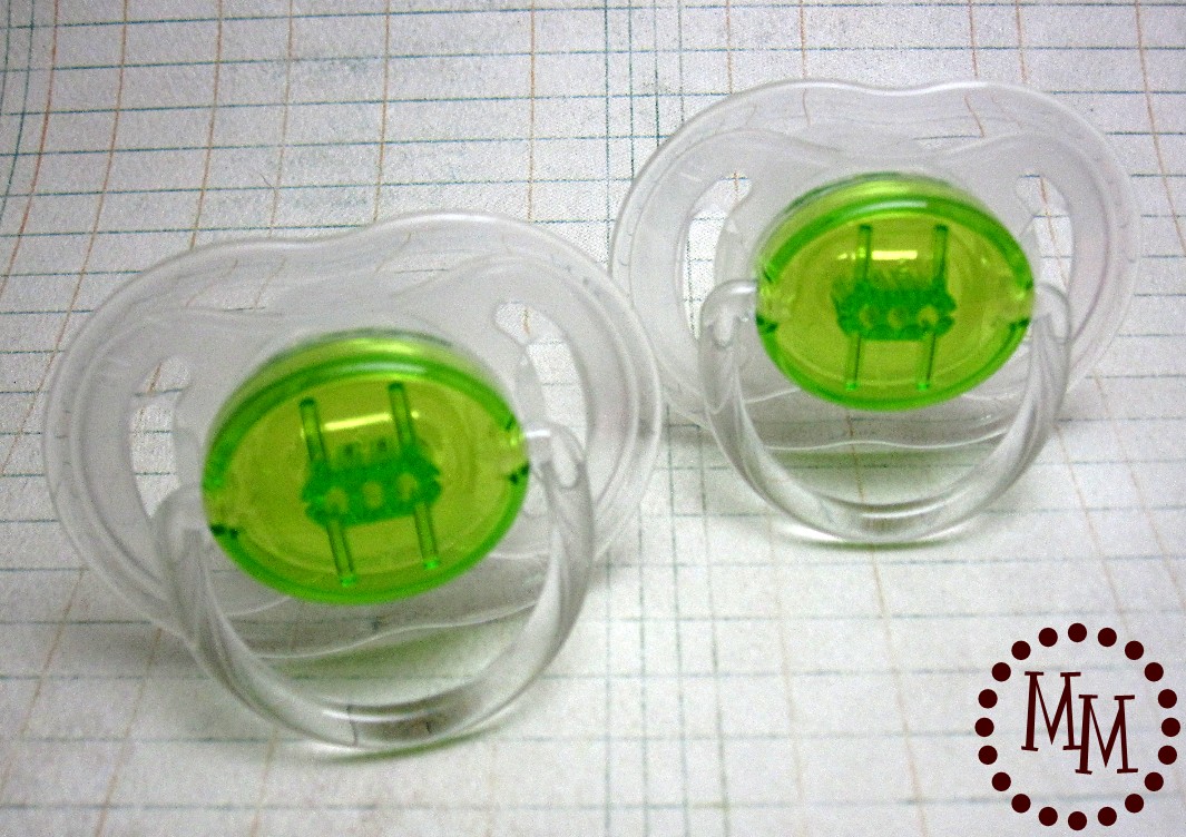 Personalized Pacifiers - The Scrap Shoppe