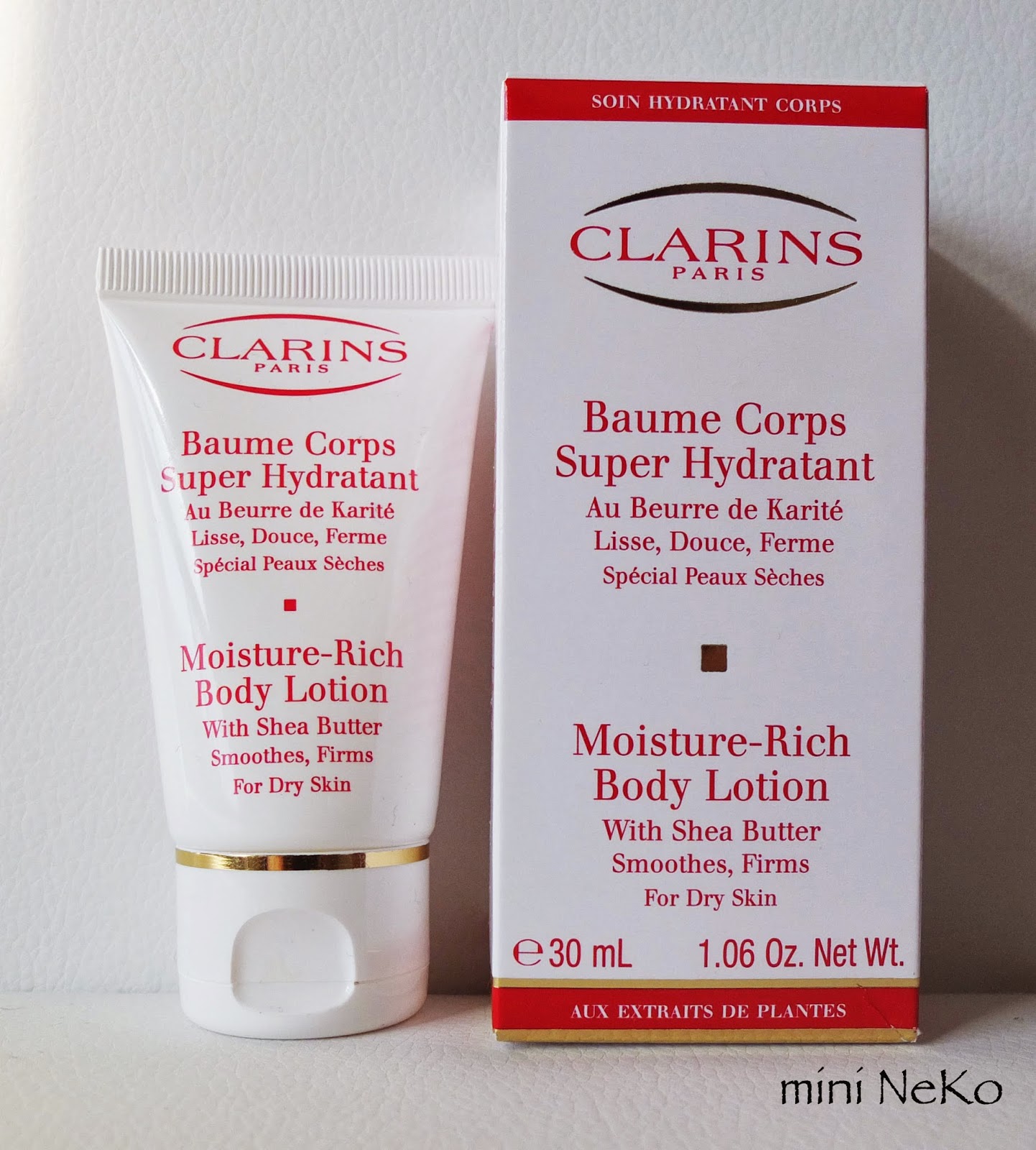 Test #1 : Clarins Travel Kit - mini NeKo