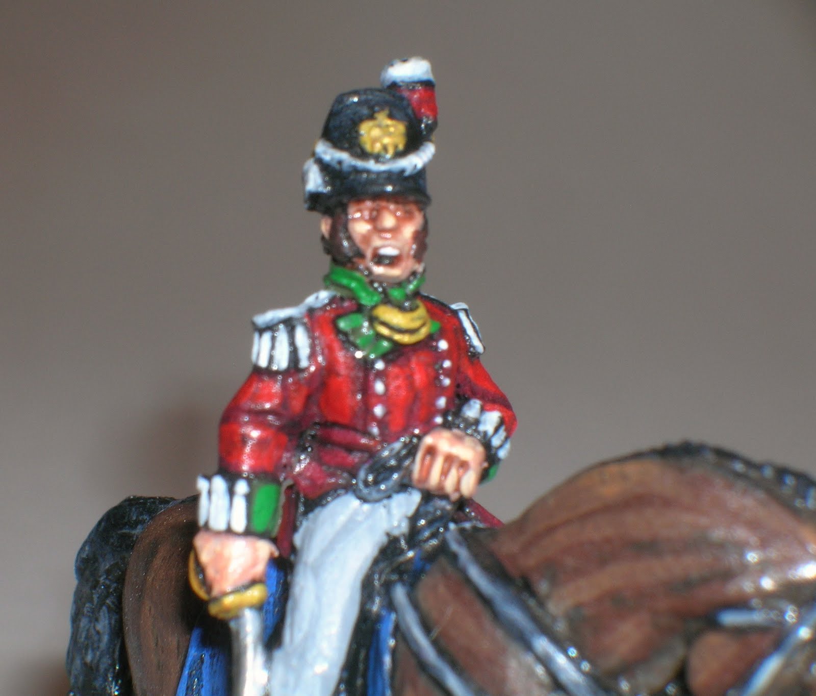 J's Miniature Civil War: Mounted British Waterloo Colonel from Victrix