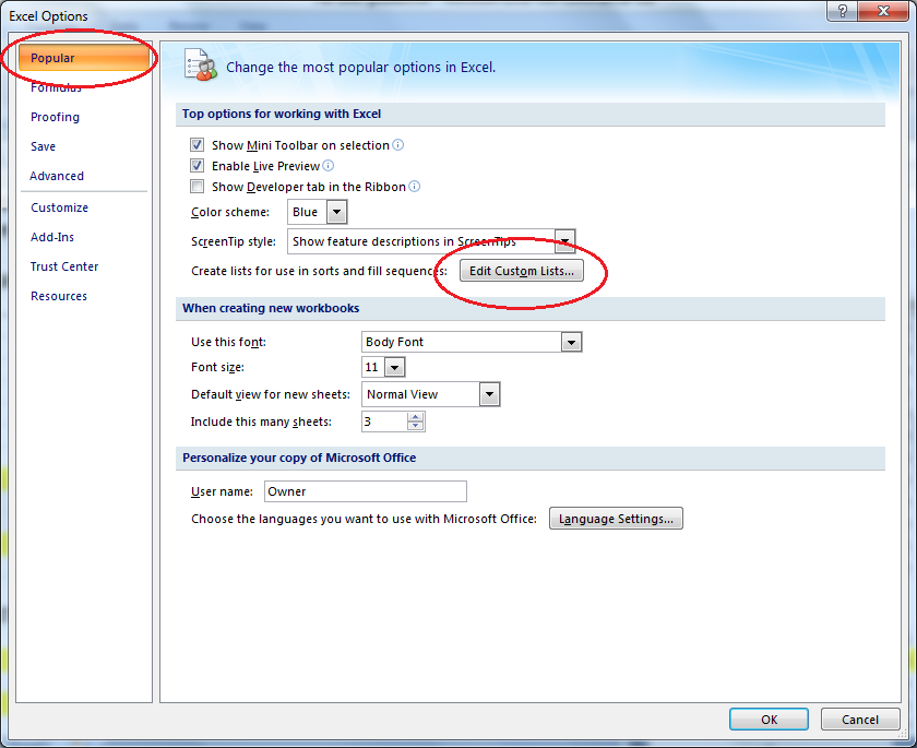 Quick Tips For Windows And Office Create Your Own Custom AutoFill List In Excel 2007 Or 2010 quick-tips-for-windows-and-office-create-your-own-custom-autofill-list-in-excel-2007-or-2010