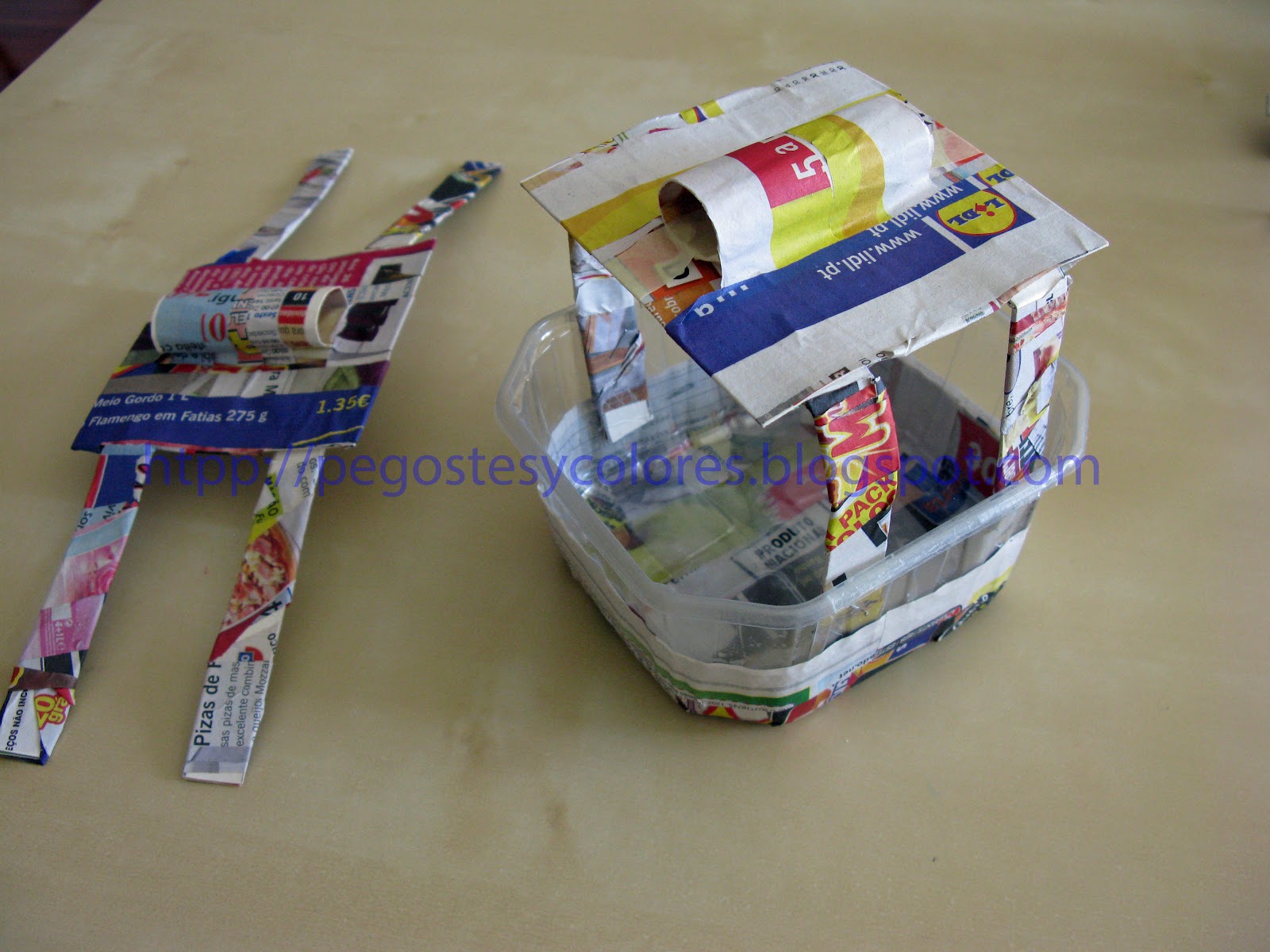 Pegostes y Colores: Teleférico de Juguete