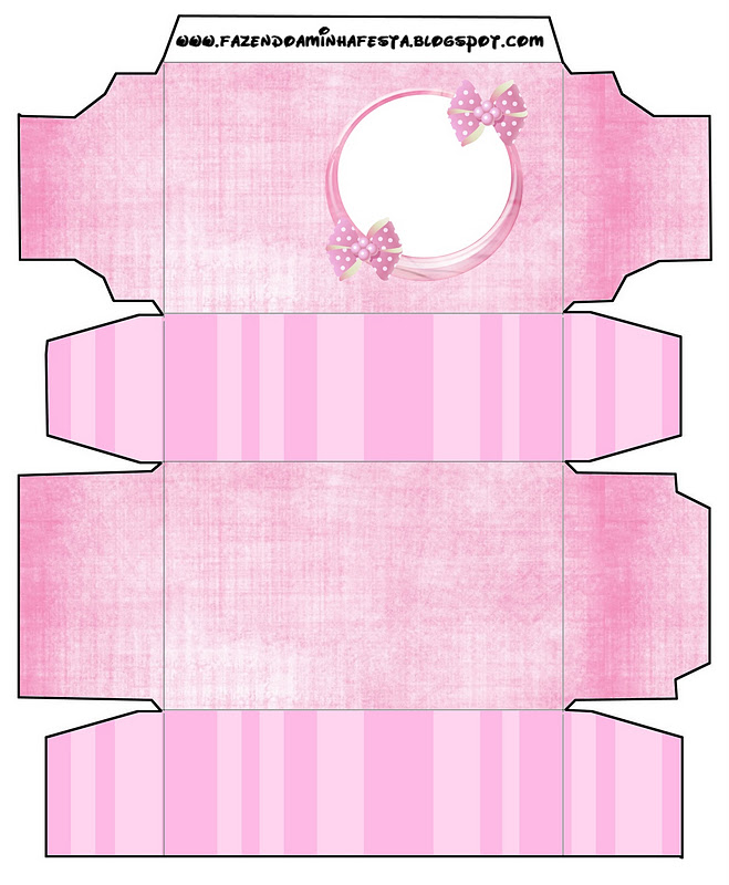 Pink Stripes: Free Printable Boxes. - Oh My Fiesta! in english
