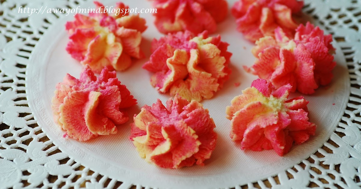 Awayofmind Bakery House: Dahlia Butter Cookies (Kuih Semperit 花开福贵牛油饼）