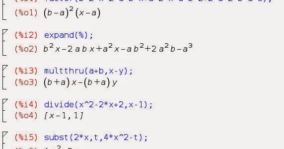 Математика за компьютером: Maxima. Символьные преобразования