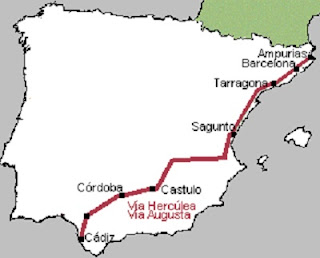 Almacén de clásicas: MAPAS DE LAS CALZADAS ROMANAS