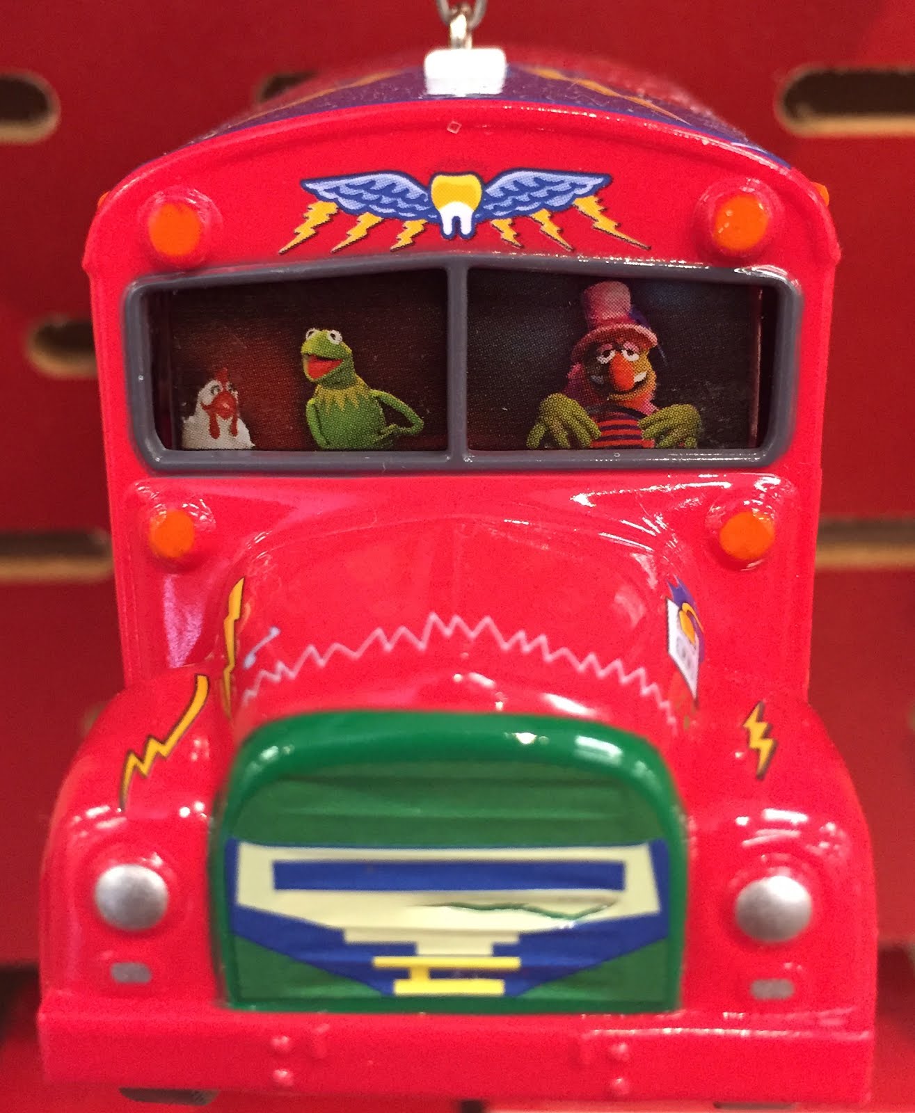 Muppet Stuff: Review: Hallmark Electric Mayhem Bus Ornament!