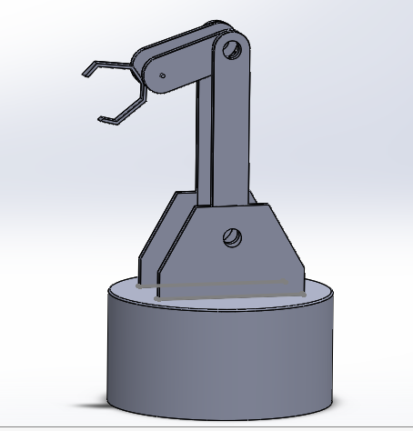 Robotic Arm design and manufacturing process using CNC machine.