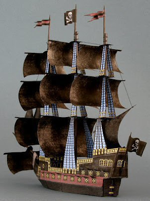 El Rincon del Teacher: Papercraft - Barco "The Dark Promise"