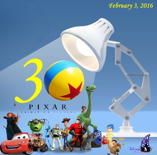 Happy 30th Anniversary to Pixar Animation Studios! | Disney Magical ...