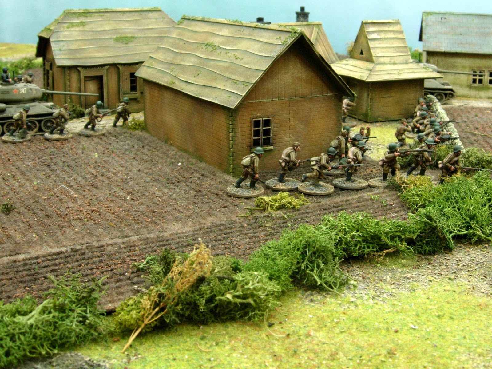 Wargaming with Silver Whistle: WW2 Russian Infantry - Buildings and ...
