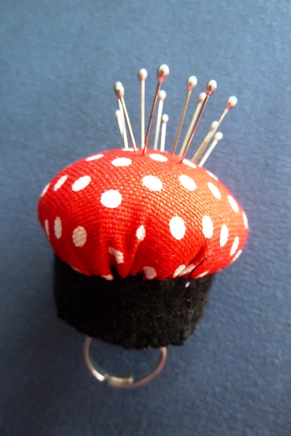 Lostlessness: Lil red mushroom on my finger....