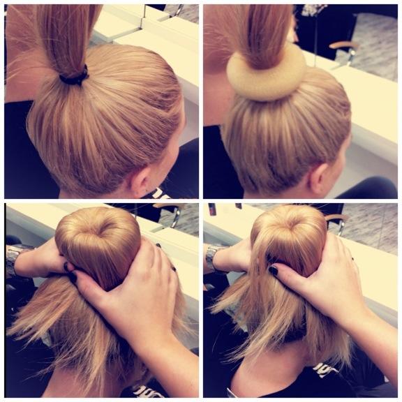 Como hacer un moño en el cabello - Imagui
