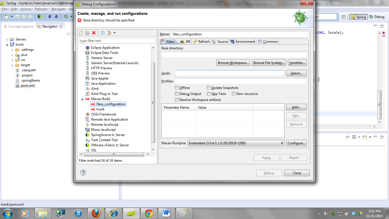 Running tomcat maven plugin in Debug mode (in STS, Eclipse and MyEclipse)