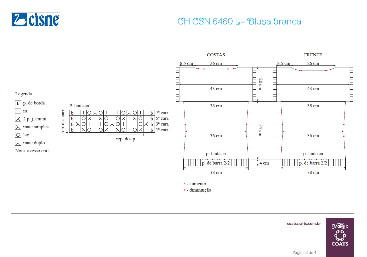 Receitas de Tricô com Liana Ribeiro: Materiais Coats e Ponto Aberto em ...