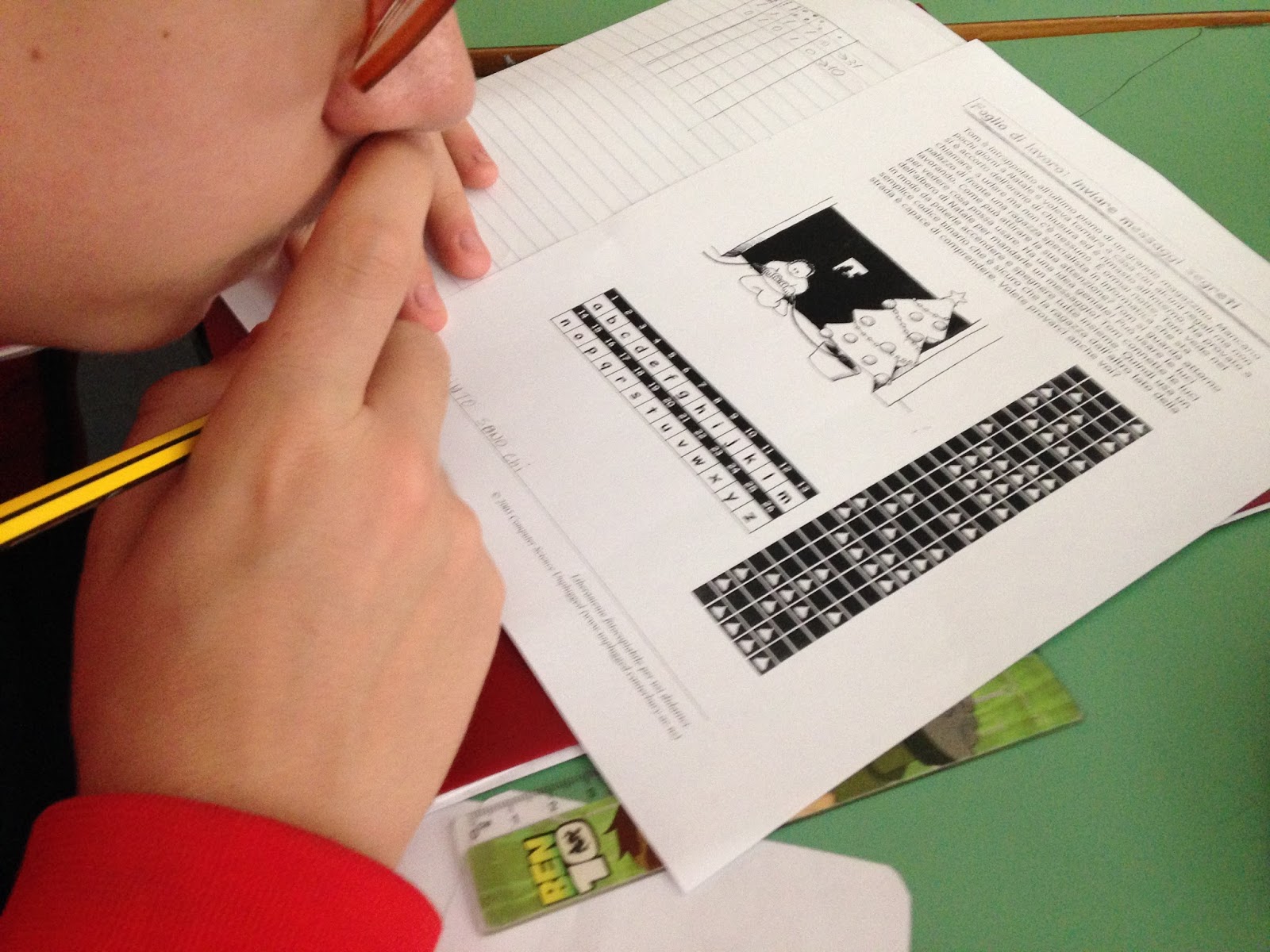 Codice Leonardo: CODICE BINARIO