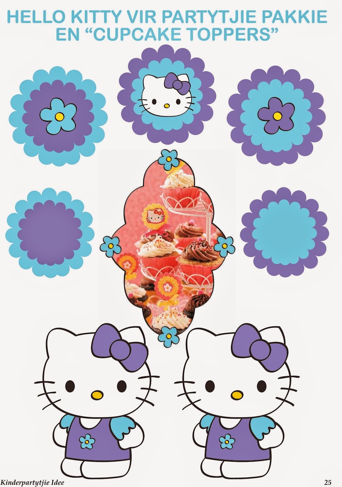 Mini Kit de Hello Kitty para Imprimir Gratis. - Ideas y material gratis ...