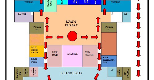 Pelan Laluan Kecemasan ~ Zon Bertam