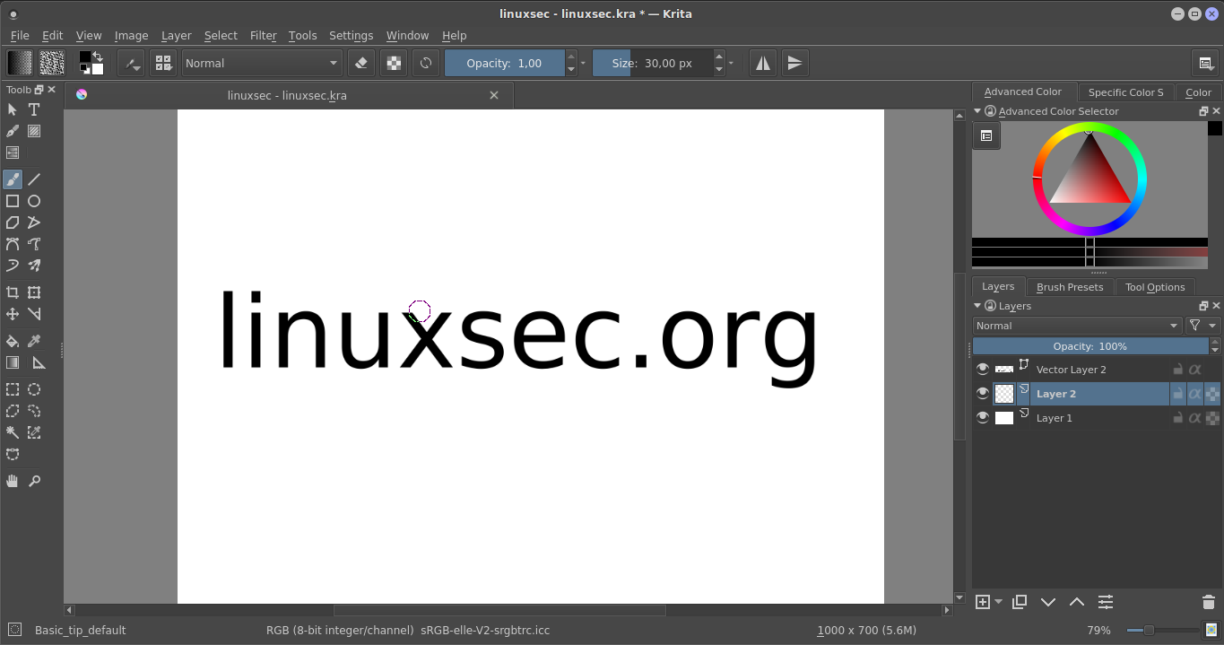 Aplikasi Sketching dan Painting Gratis Krita 3.0 Dirilis - LinuxSec